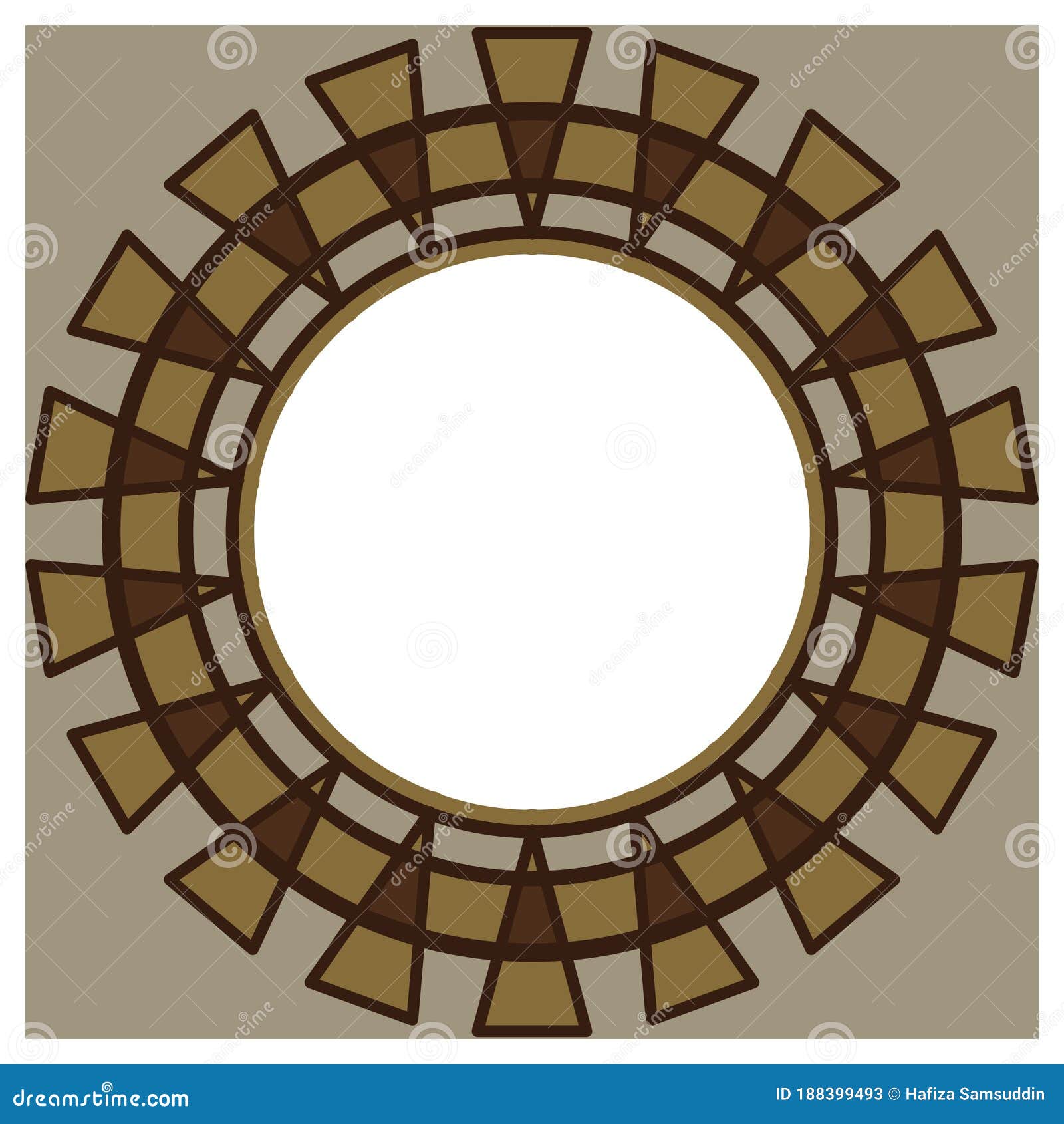 Circular Frame Design. Vector Illustration Decorative Design Stock ...