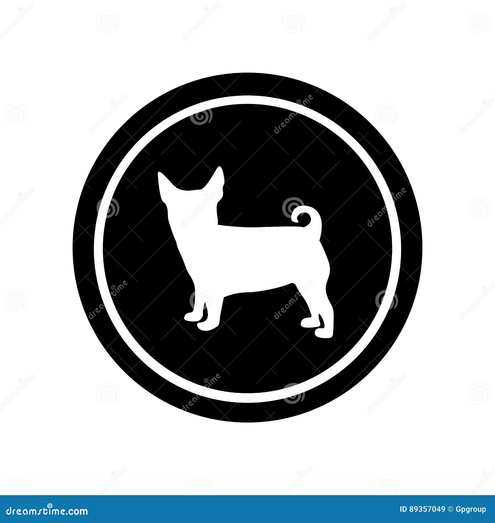 Circular Animal Ear Design. Modern Minimalist And Elegant Vector ...