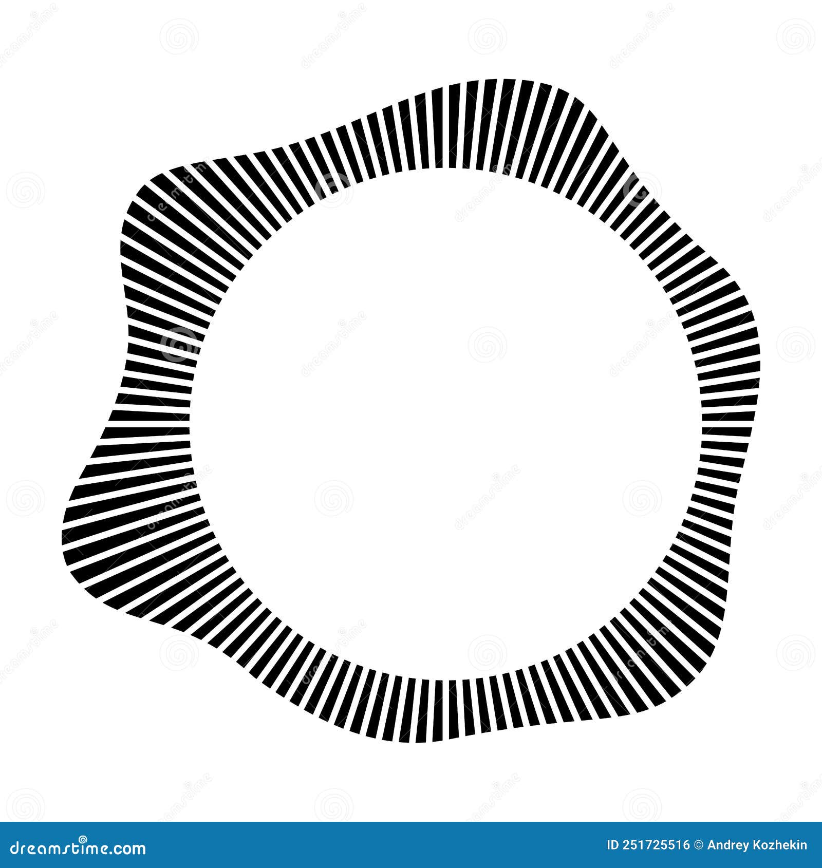 Circular Frame. Round Shape Stock Vector - Illustration of print ...