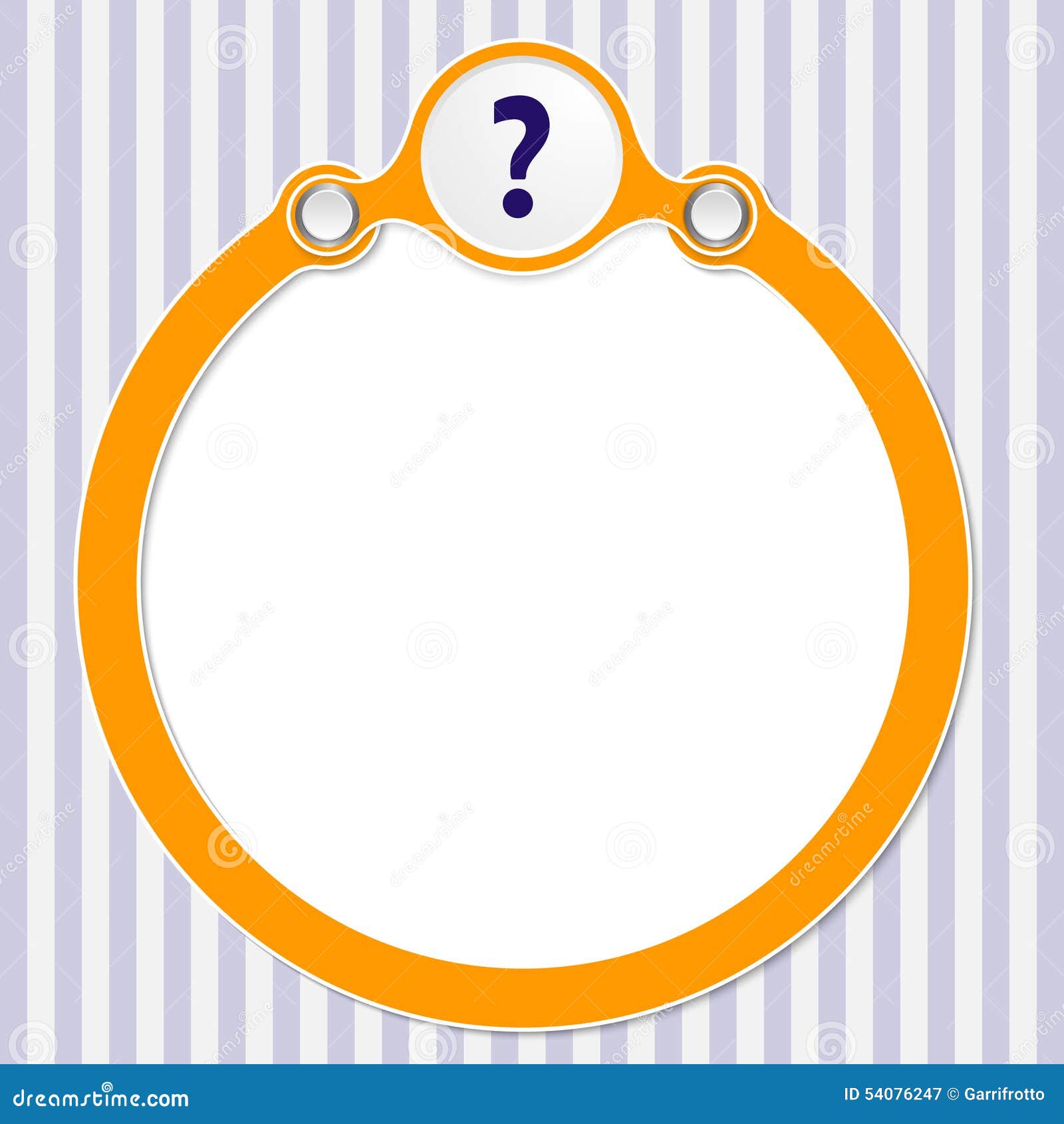 Circular frame stock vector. Illustration of query, remark - 54076247