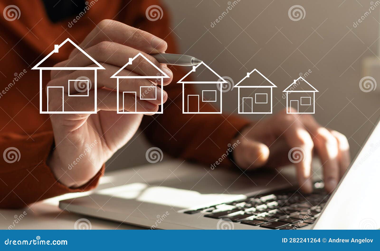 Circular Futuristic Interface of Smart Home Automation Assistant on a ...