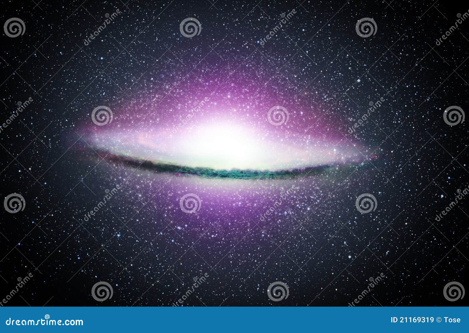 Circular Galaxy stock illustration. Illustration of space - 21169319