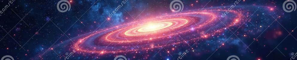 Circular Galaxy, Stellar Clusters, Ethereal Glow , Background, Sci-fi ...