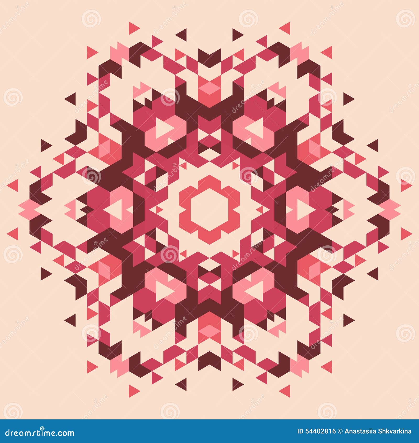 Circular Geometric Background Stock Vector - Illustration of round ...