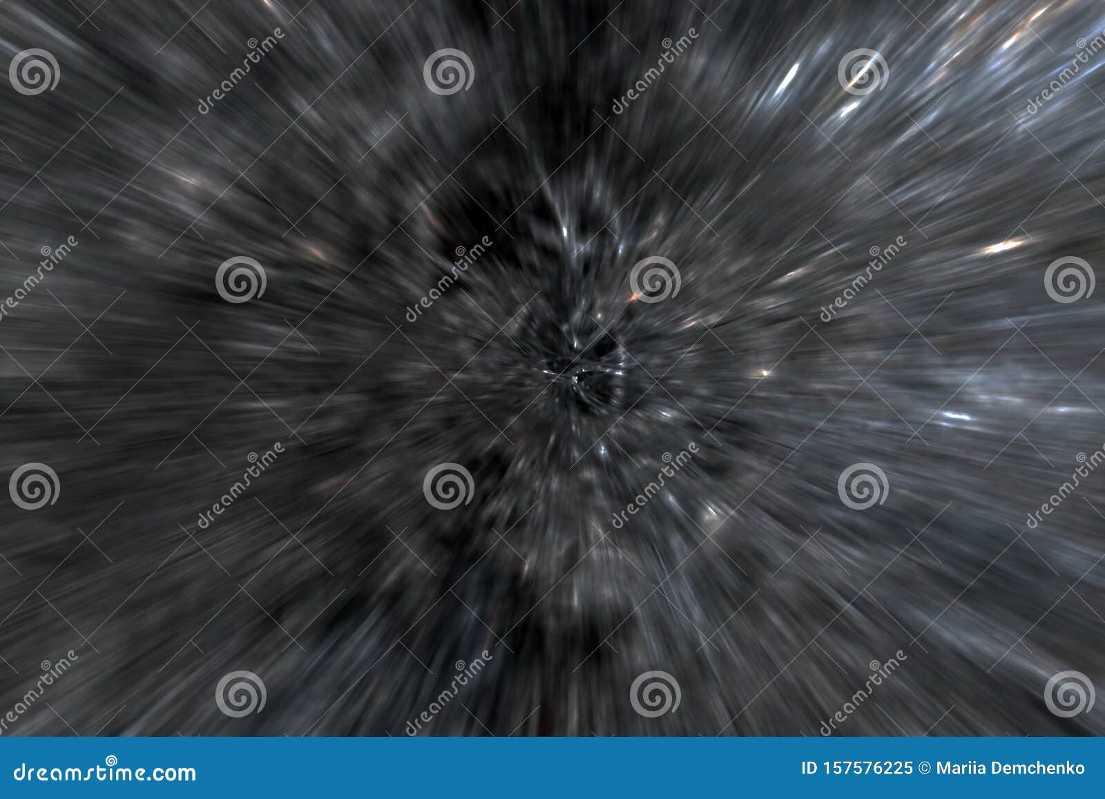 Circular Geometric Dark Silver Gray Black Background. Abstract ...