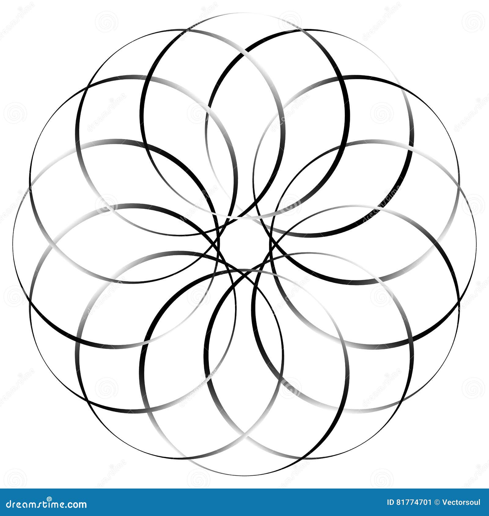 Circular Geometric Decorative Pattern. Abstract Round Element Stock ... Circular Geometric Decorative Pattern. Abstract Round Element Stock ...