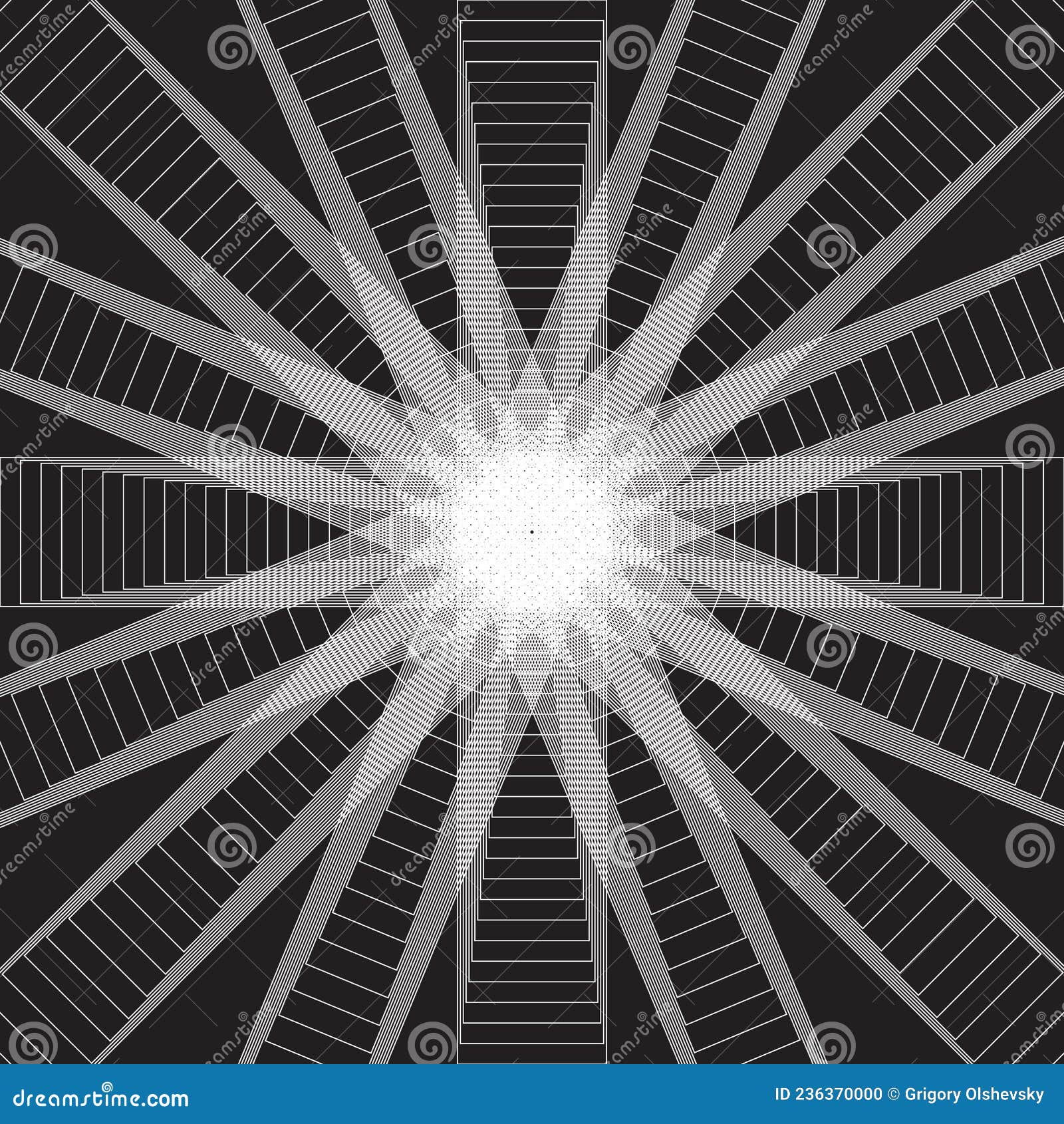 Circular Geometry Design Element Stock Vector - Illustration of ...