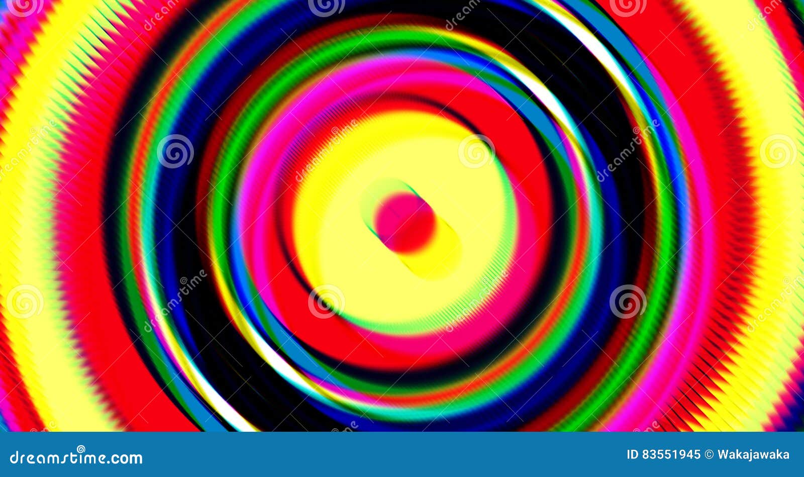 Circular Glitch Tilt Shift Shape Abstract Background Stock Illustration - Illustration of lines ...