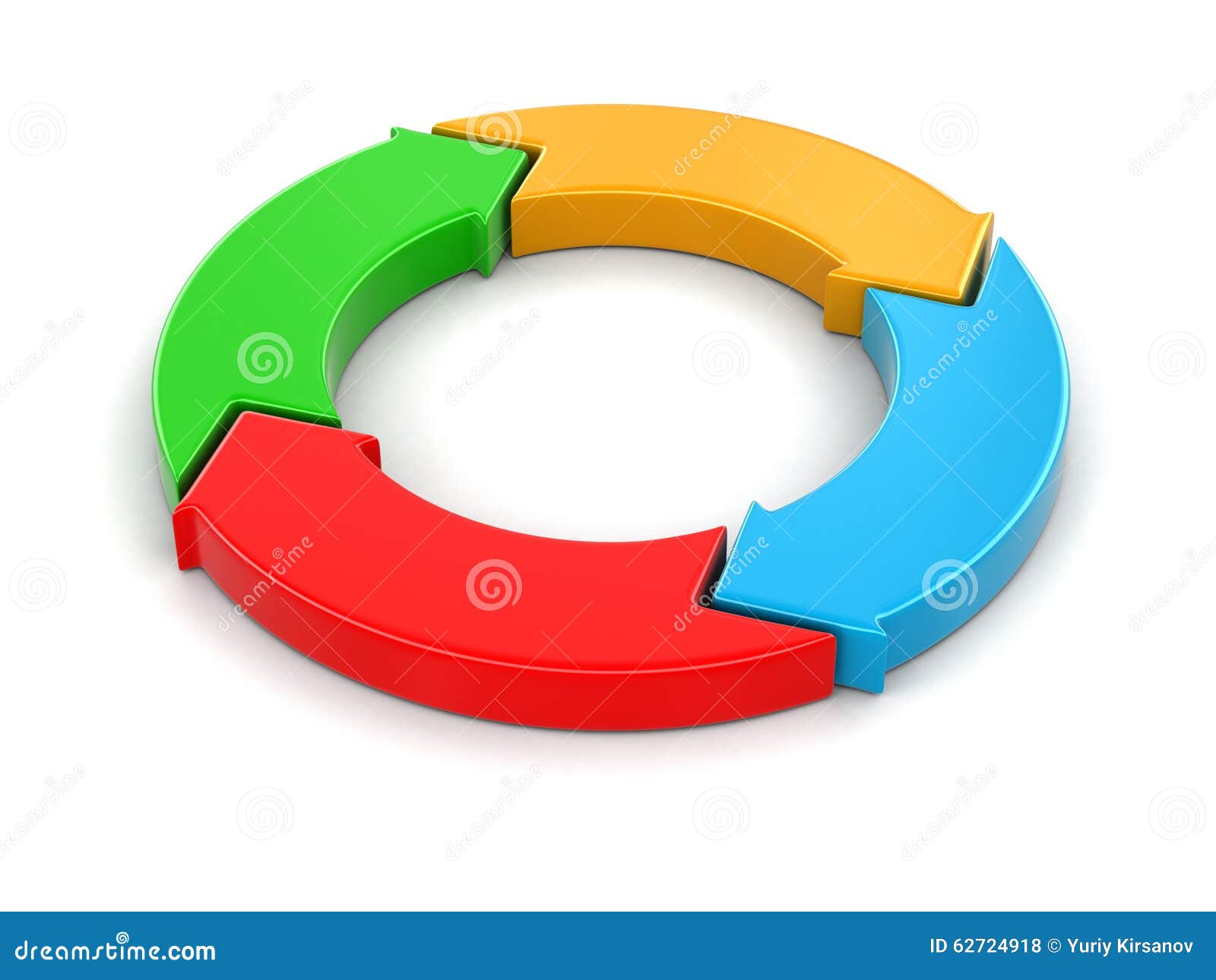 Circular Graph (clipping Path Included) Stock Illustration ...