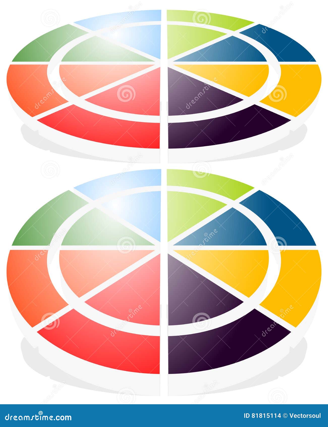 Circular Graph Icon, Chart Icon. Element for Infographic Design Stock ...