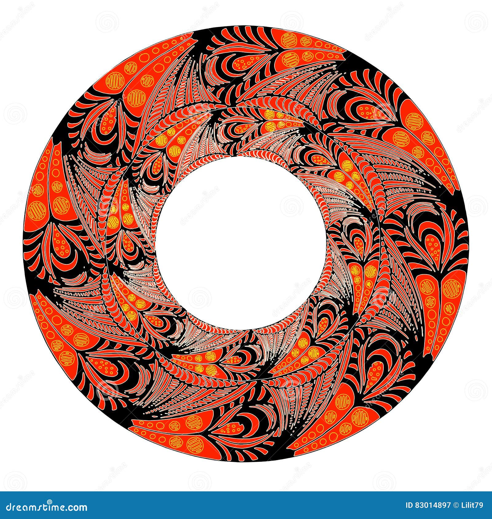 Circular Graphical Pattern Vector Illustration | CartoonDealer.com ...