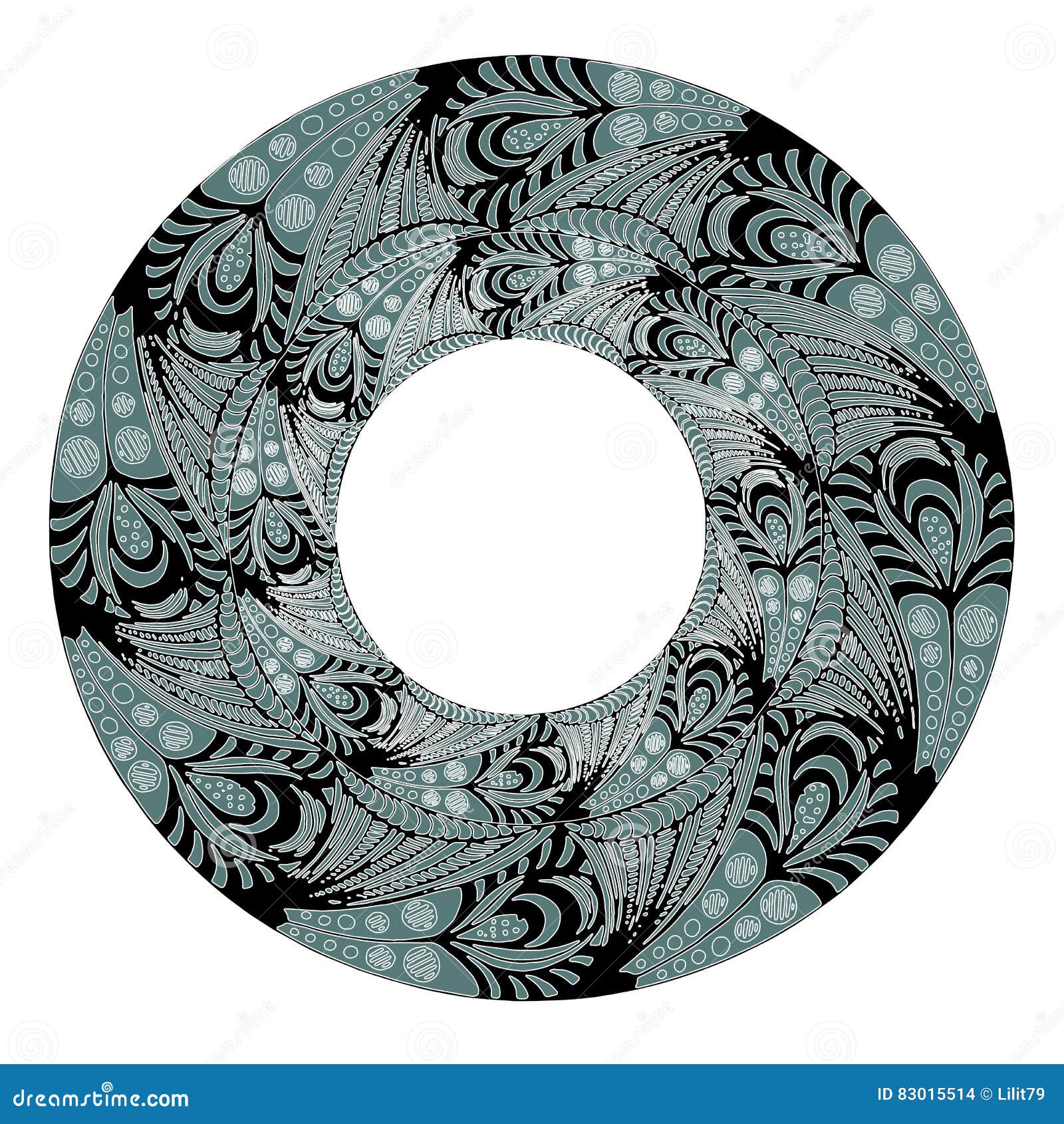 Circular graphical pattern stock illustration. Illustration of pattern ...