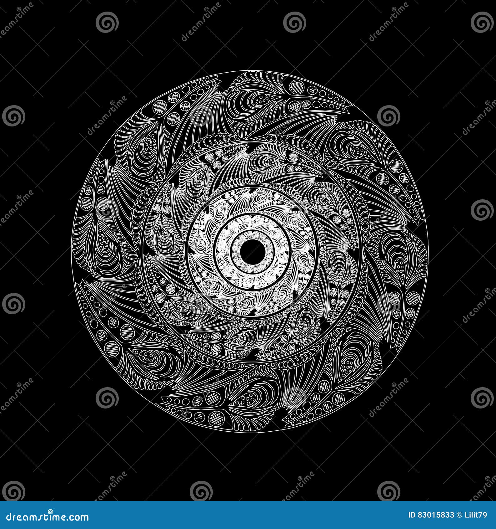 Circular Graphical Pattern Royalty-Free Stock Photography ...
