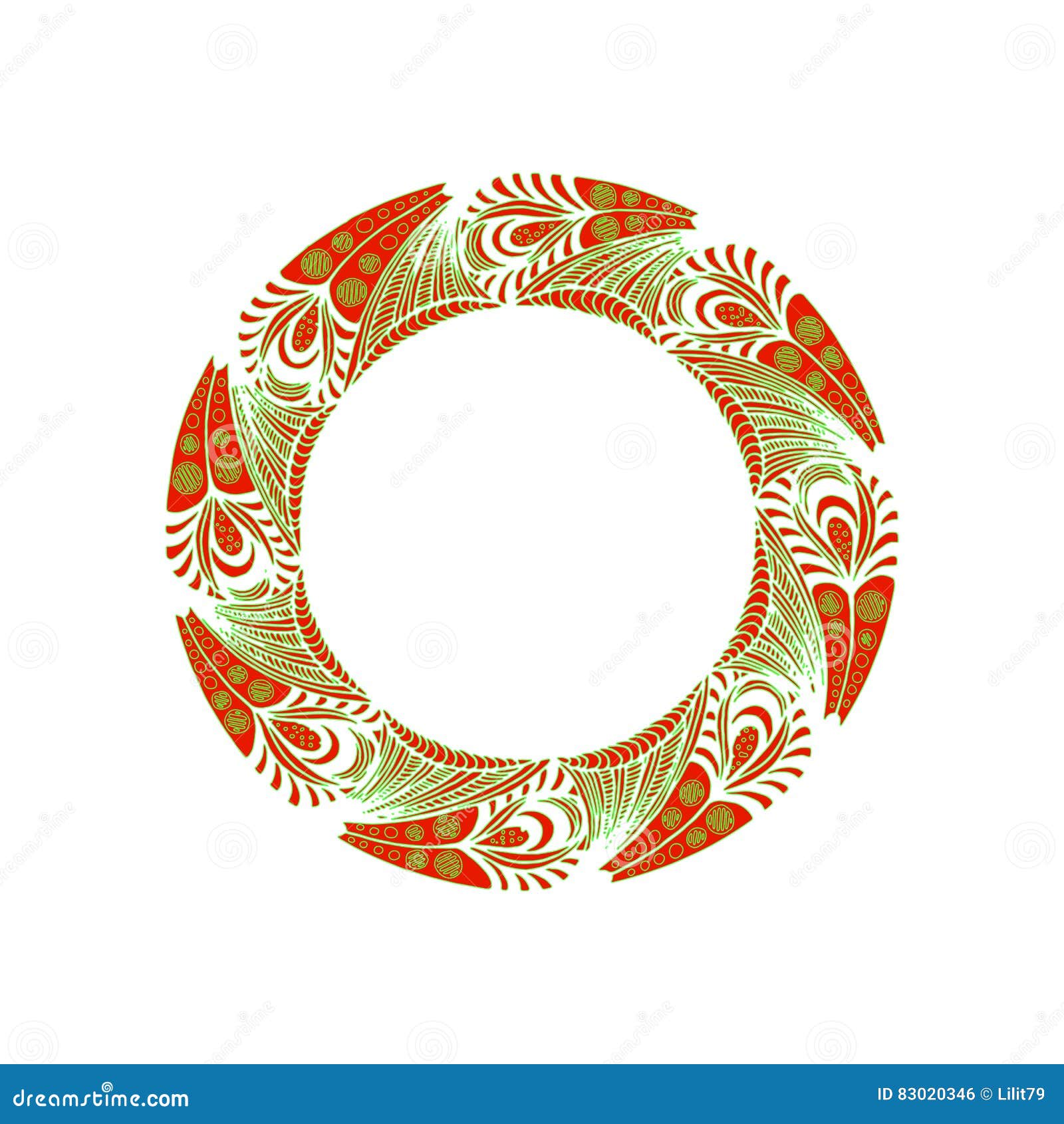 Circular graphical pattern stock vector. Illustration of vignette ...