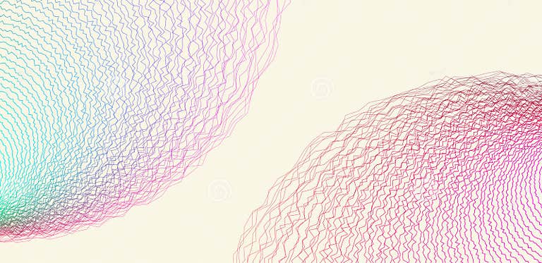 Circular Grid Pattern. Background with Dynamic Gradient Waves Stock Vector - Illustration of ...