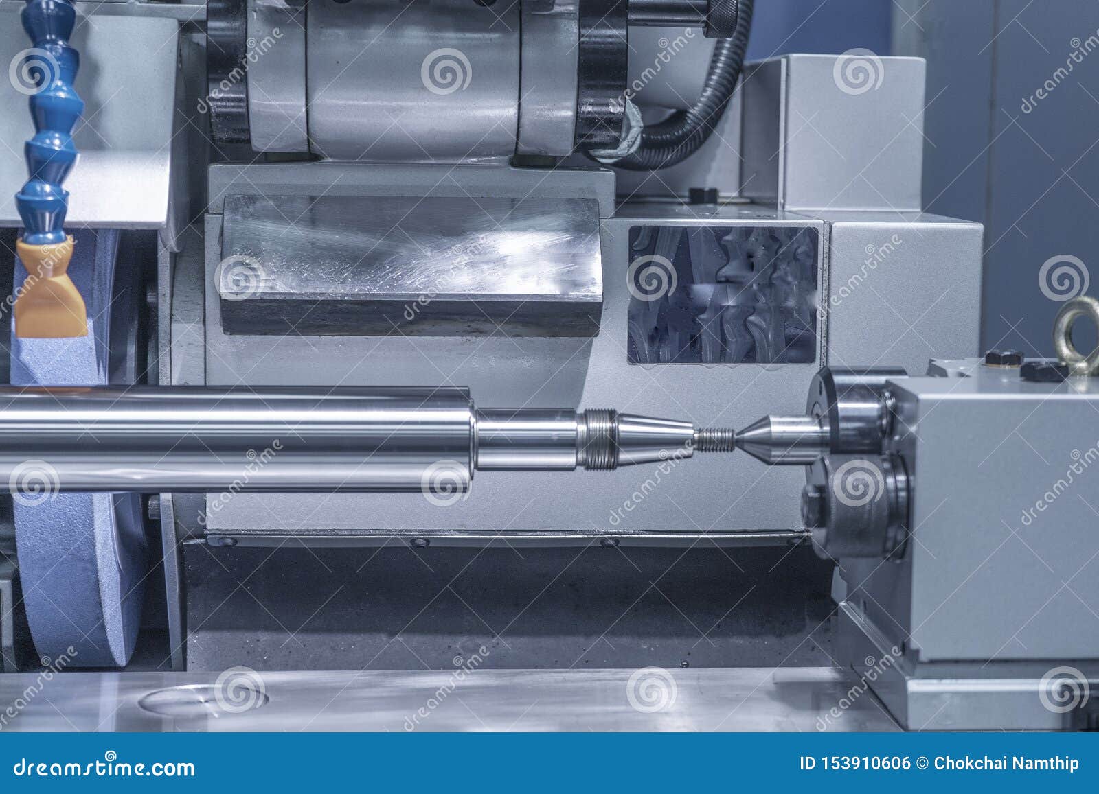 Circular Grinding Machine Precision Working Metal Machinery Stock Photo ...
