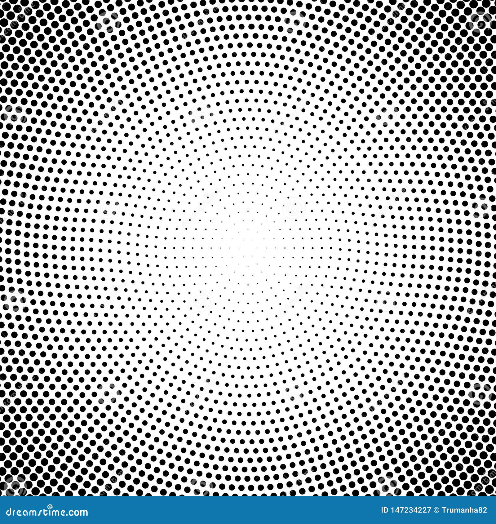 Red Circular Halftone Pattern Faded Gradient Tilted Border Vector ...