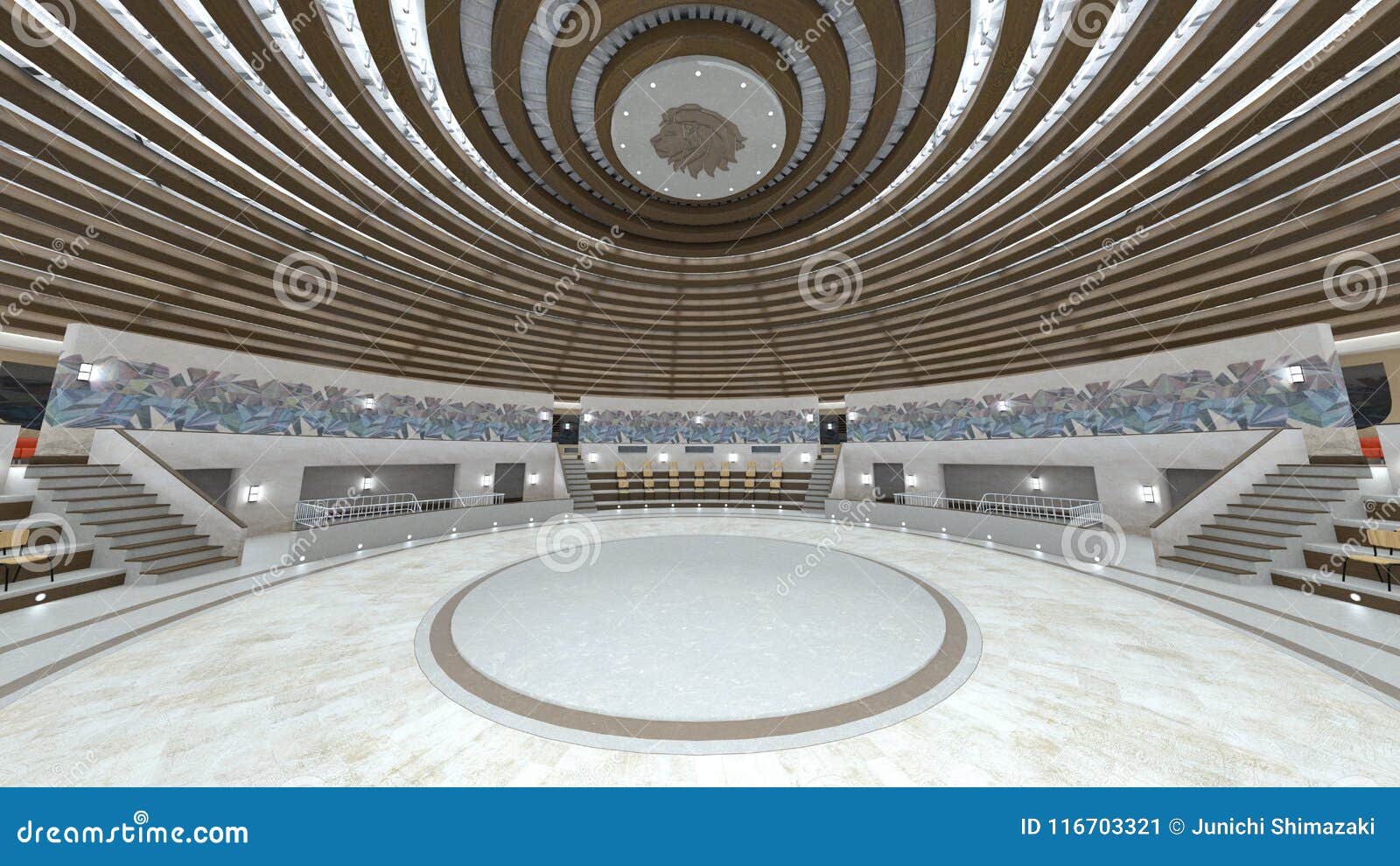 Circular hall stock image. Image of forum, convention - 116703321