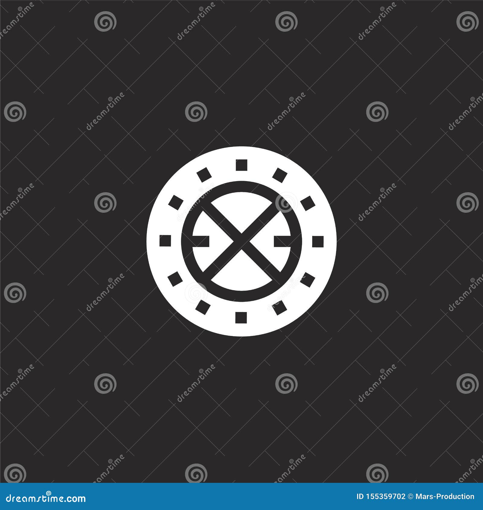 Circular Icon. Filled Circular Icon for Website Design and Mobile, App ...