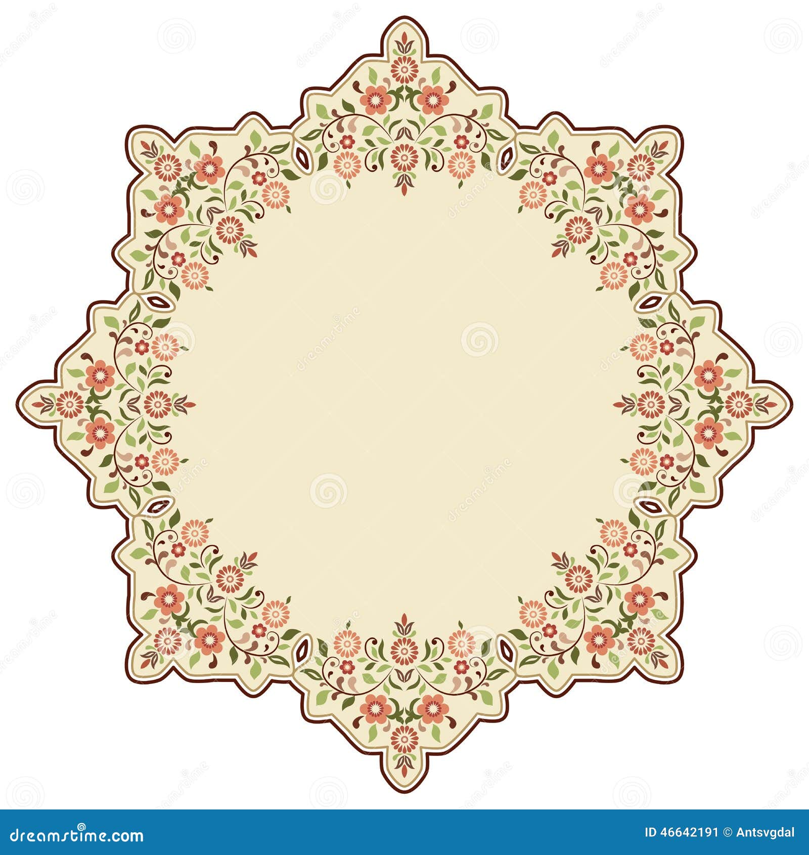 Circular Islamic Background Three Stock Vector - Illustration of ...