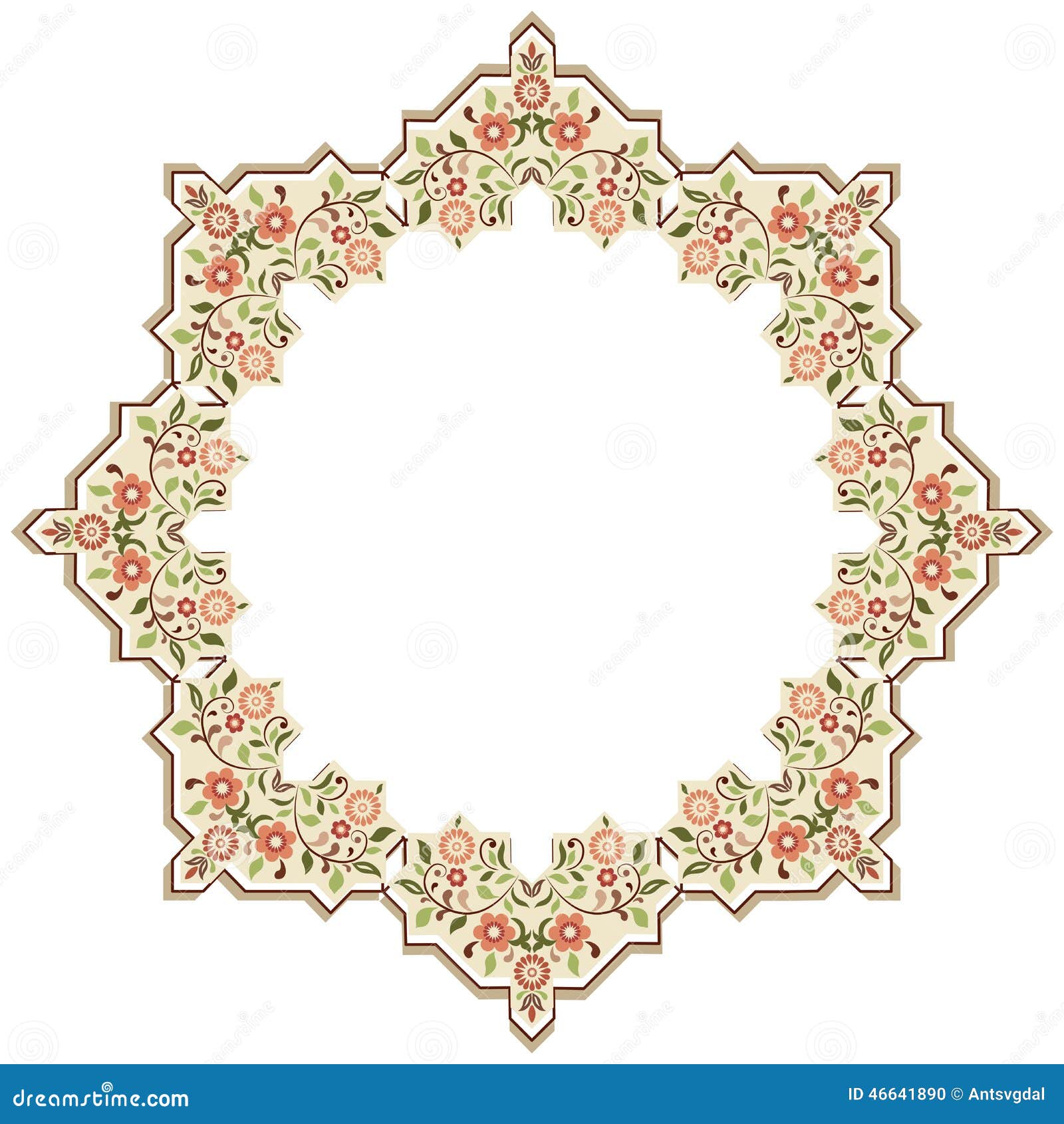 Circular Islamic Background Two Stock Vector - Illustration of circular ...