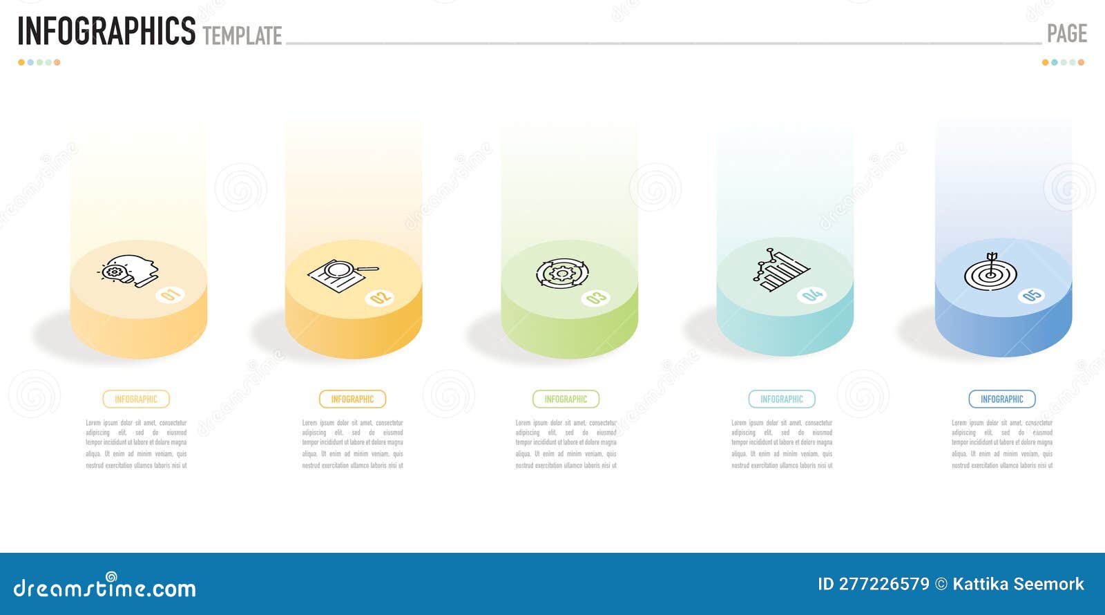 Circular Isometric Infographic for Business Presentation Stock ... Circular Isometric Infographic for Business Presentation Stock ...