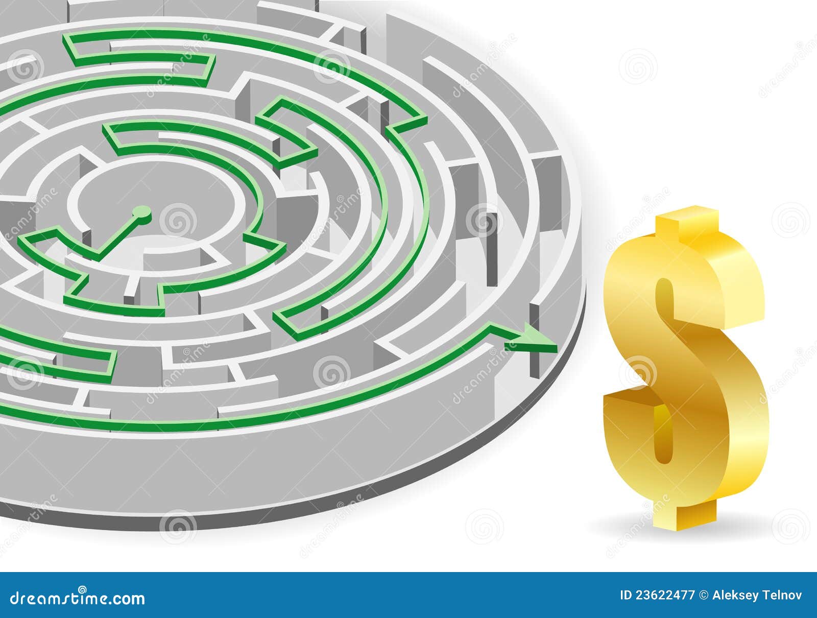 Man Pass Way Intricacy Labyrinth Isometric Maze Background Design ...