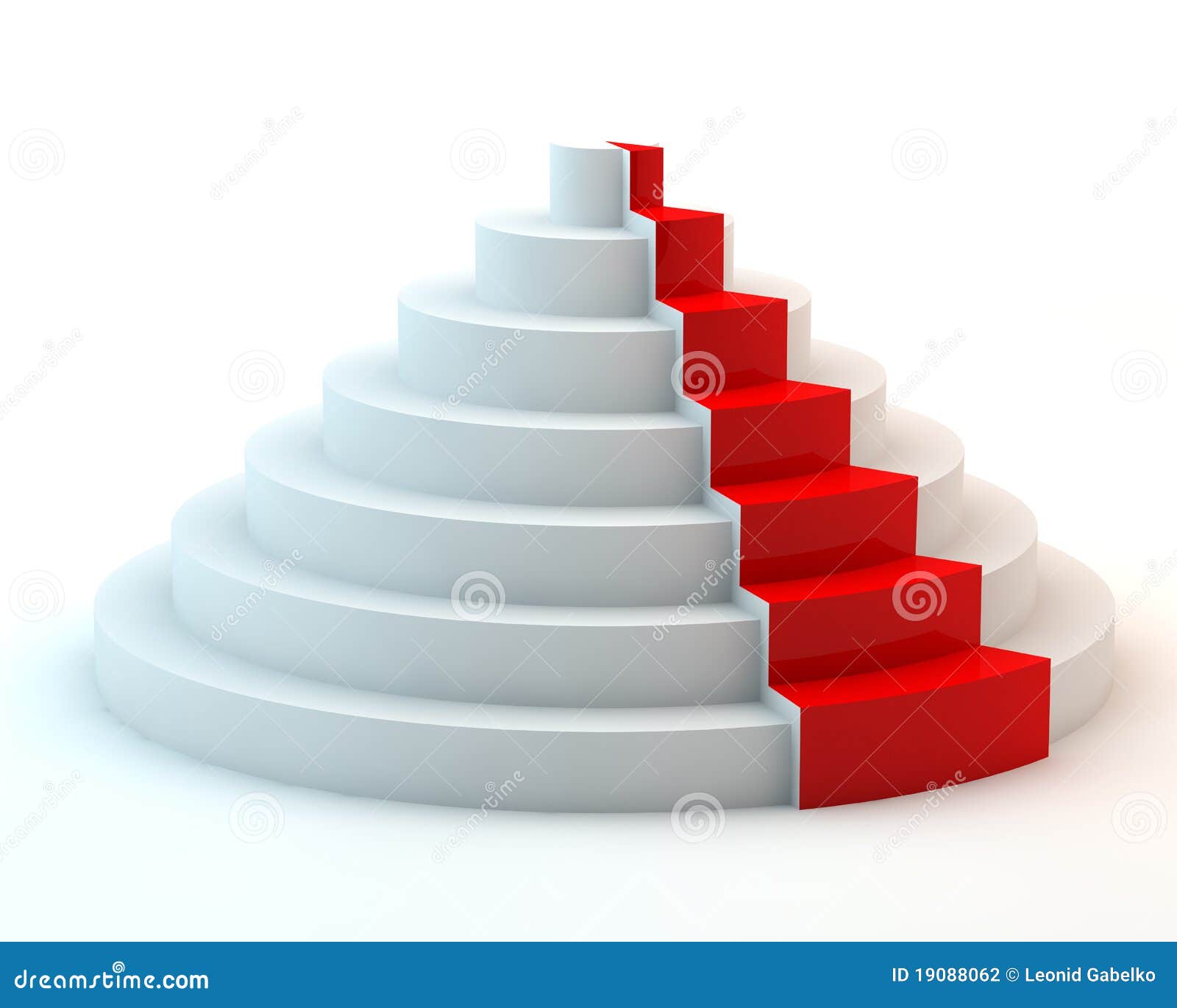 Circular ladder stock illustration. Illustration of isolated - 19088062