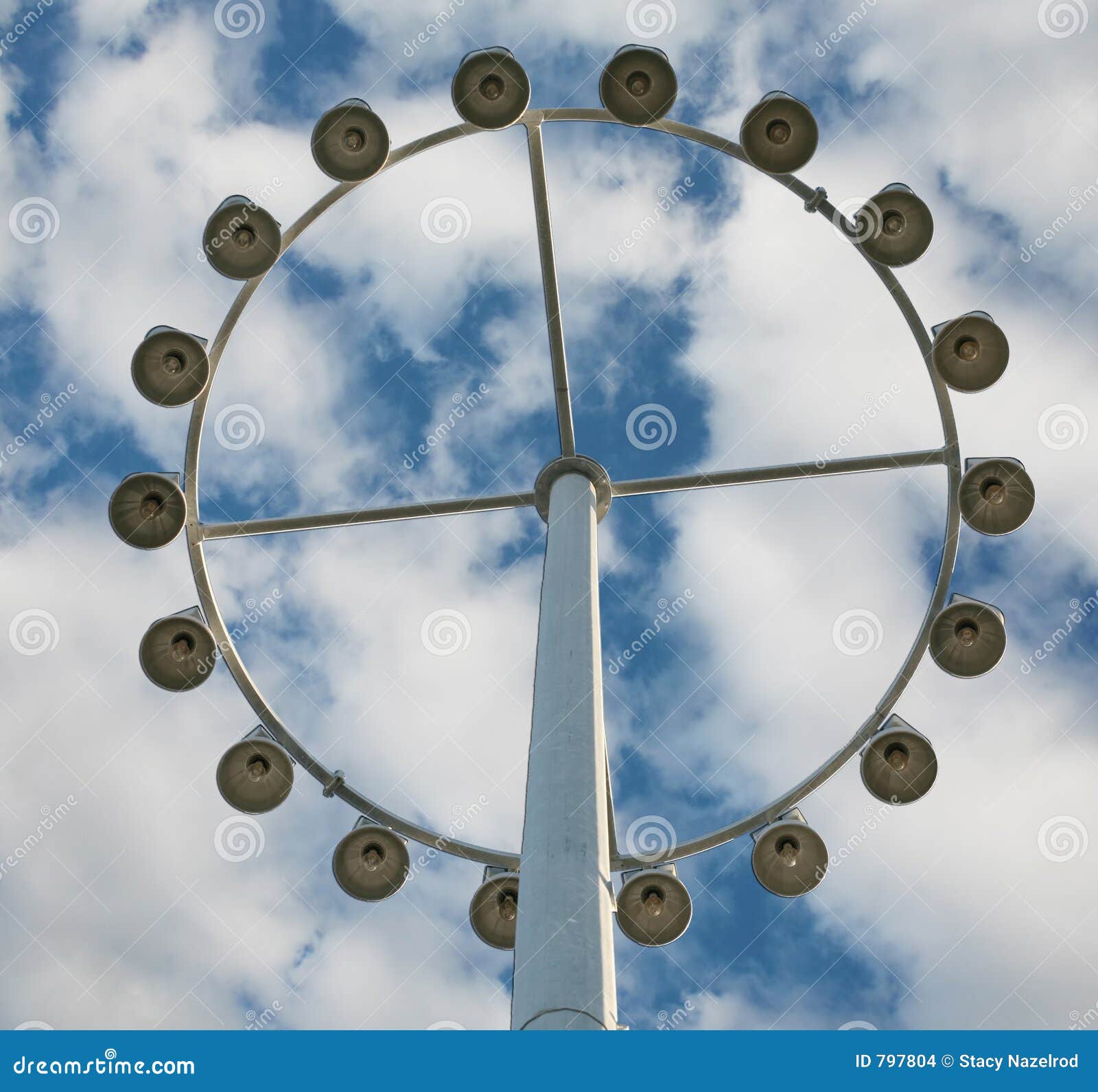 Circular lamp post stock photo. Image of pilaster, lamp - 797804