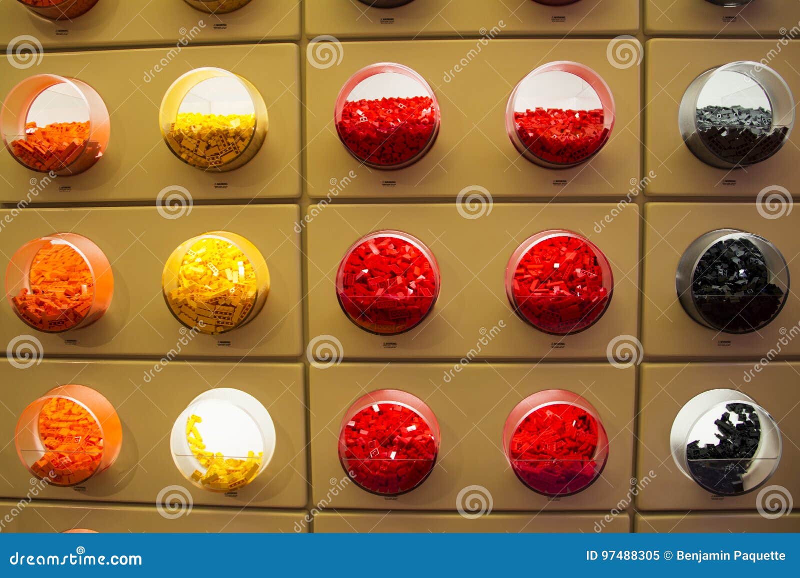 Circular lego bins stock image. Image of construct, organize - 97488305