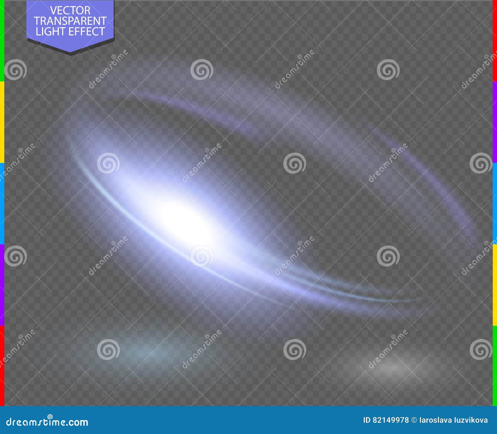 Circular Lens Flare Transparennt Light Effect Transparency in ...