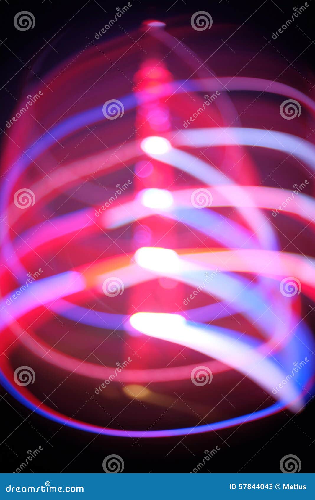 Circular Light Trails As Background. Lightpainting Stock Image - Image ...