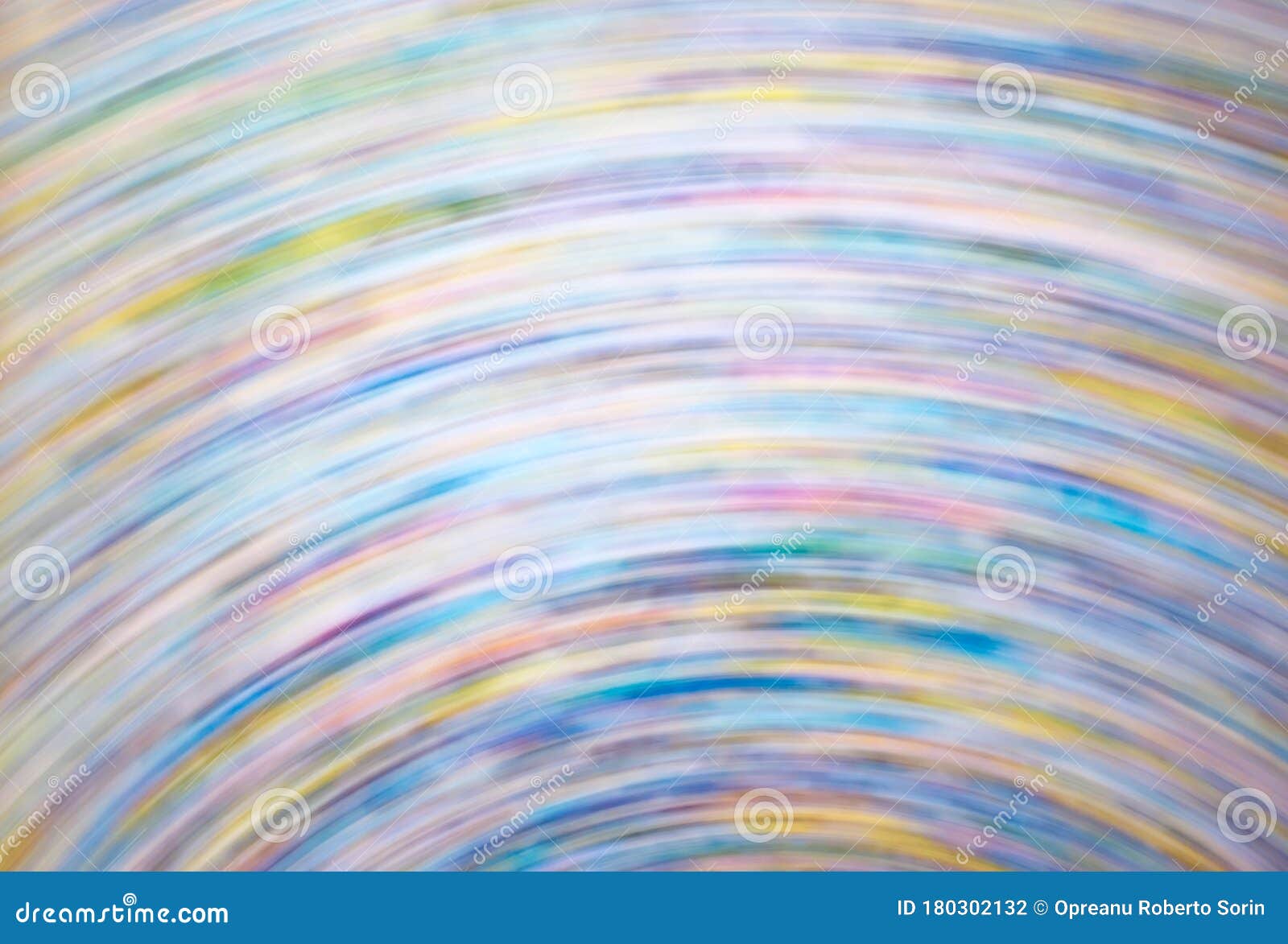 Circular Light Trails Multicolored Stock Illustration - Illustration of ...
