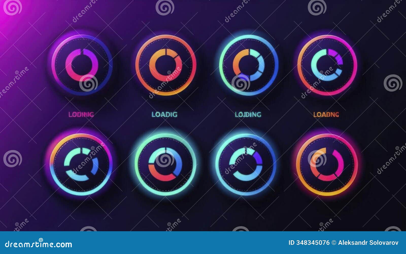 Circular Loading Buffering Icons Vector Royalty-Free Stock Photography ...