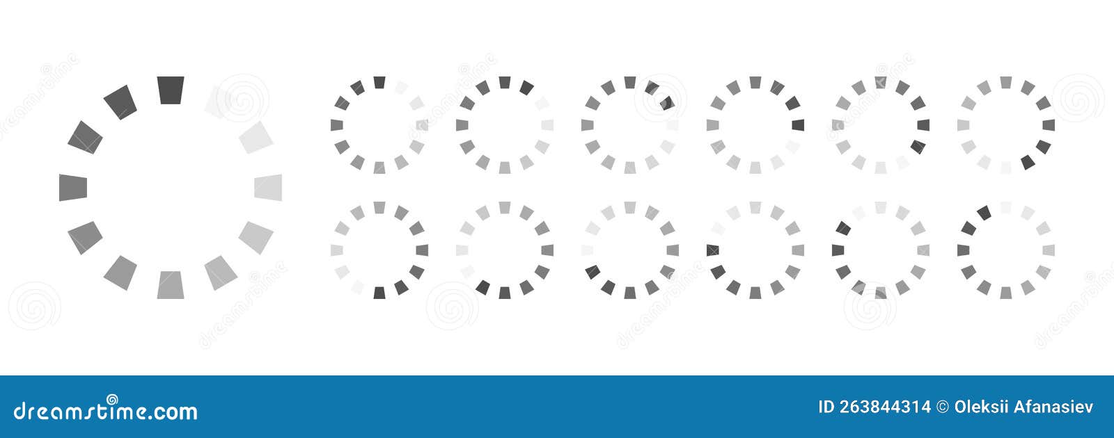 Circular Loading Buffering Icons Vector Stock Photography ...