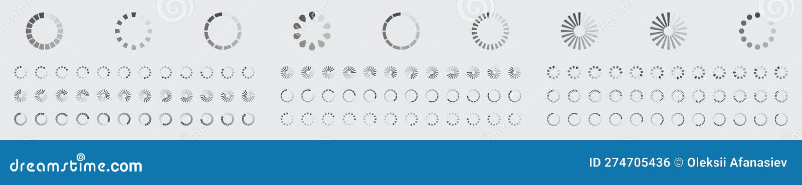 Circular Loading Buffering Icons Vector Set | CartoonDealer.com #274705436 Circular Loading Buffering Icons Vector Set | CartoonDealer.com #274705436