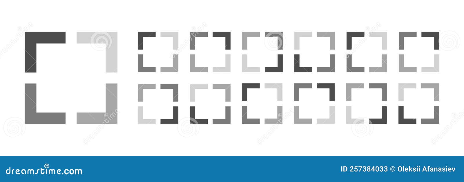 Circular Loading Buffering Icons Vector Stock Vector - Illustration of ...