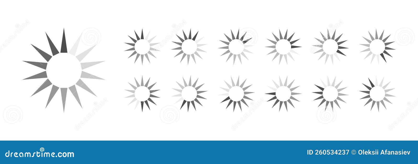 Circular Loading Buffering Icons Vector Stock Illustration ...