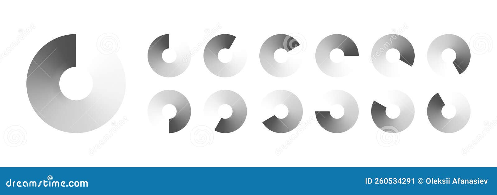 Circular Loading Buffering Icons Vector | CartoonDealer.com #260534124