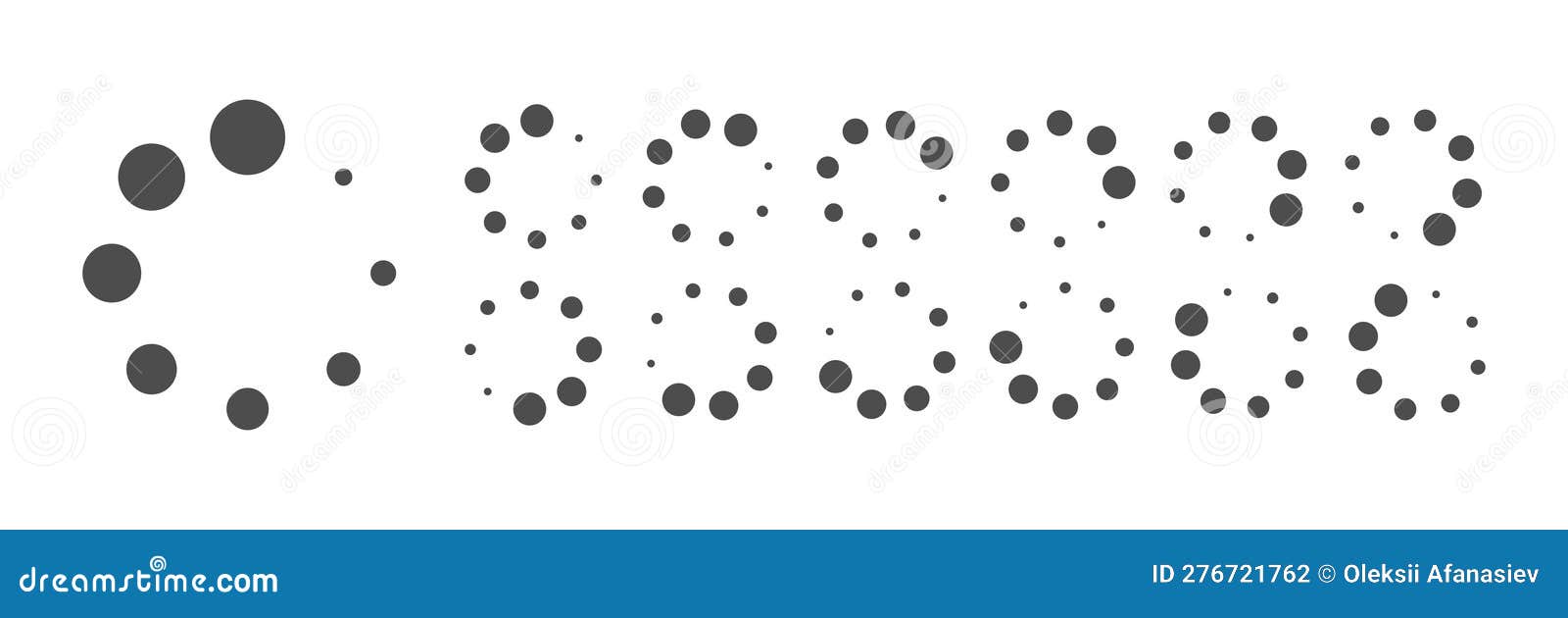 Circular Loading Buffering Icons Vector Stock Vector - Illustration of ...