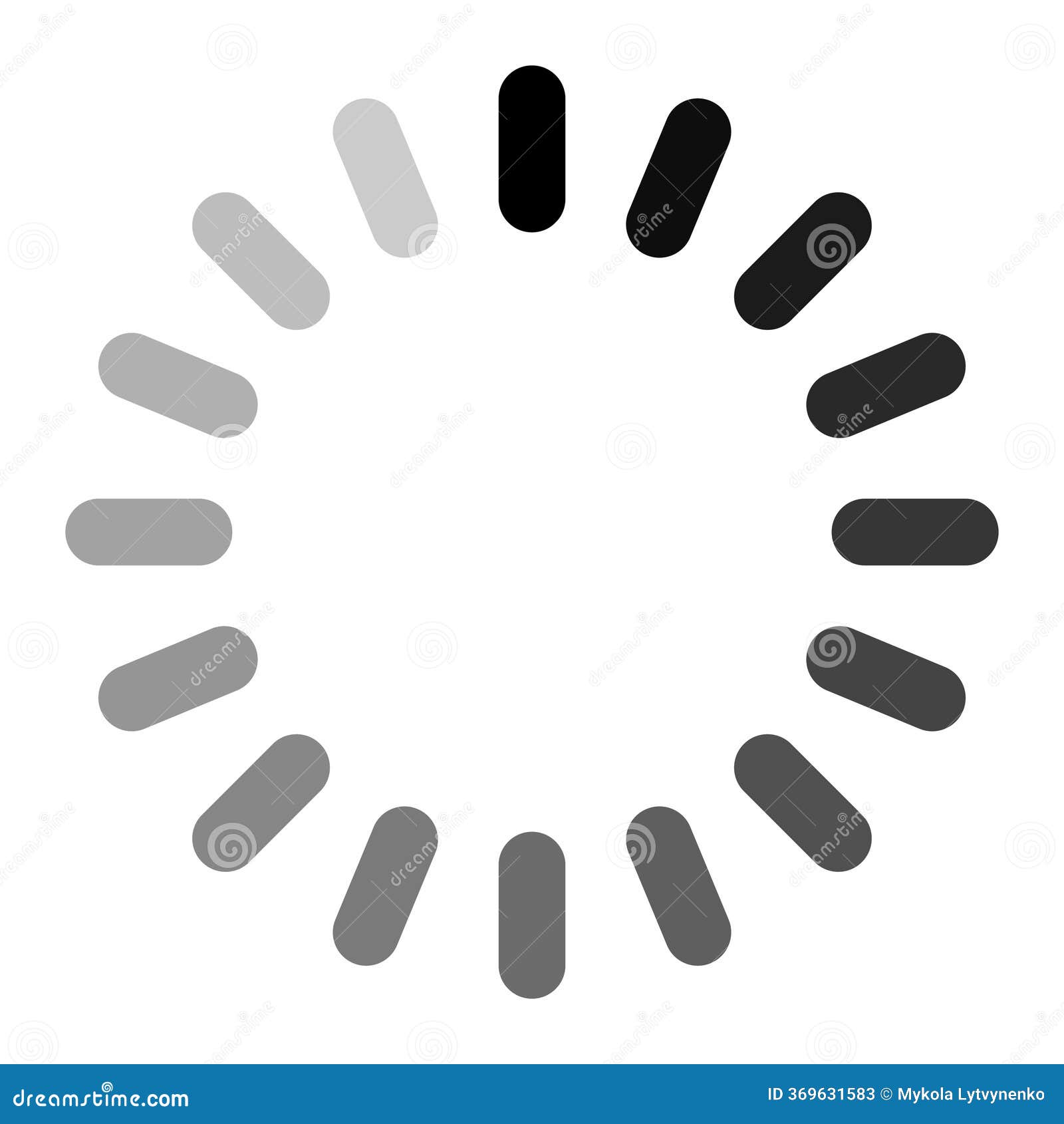 Circular Loading Buffering Icons Vector | CartoonDealer.com #257384185