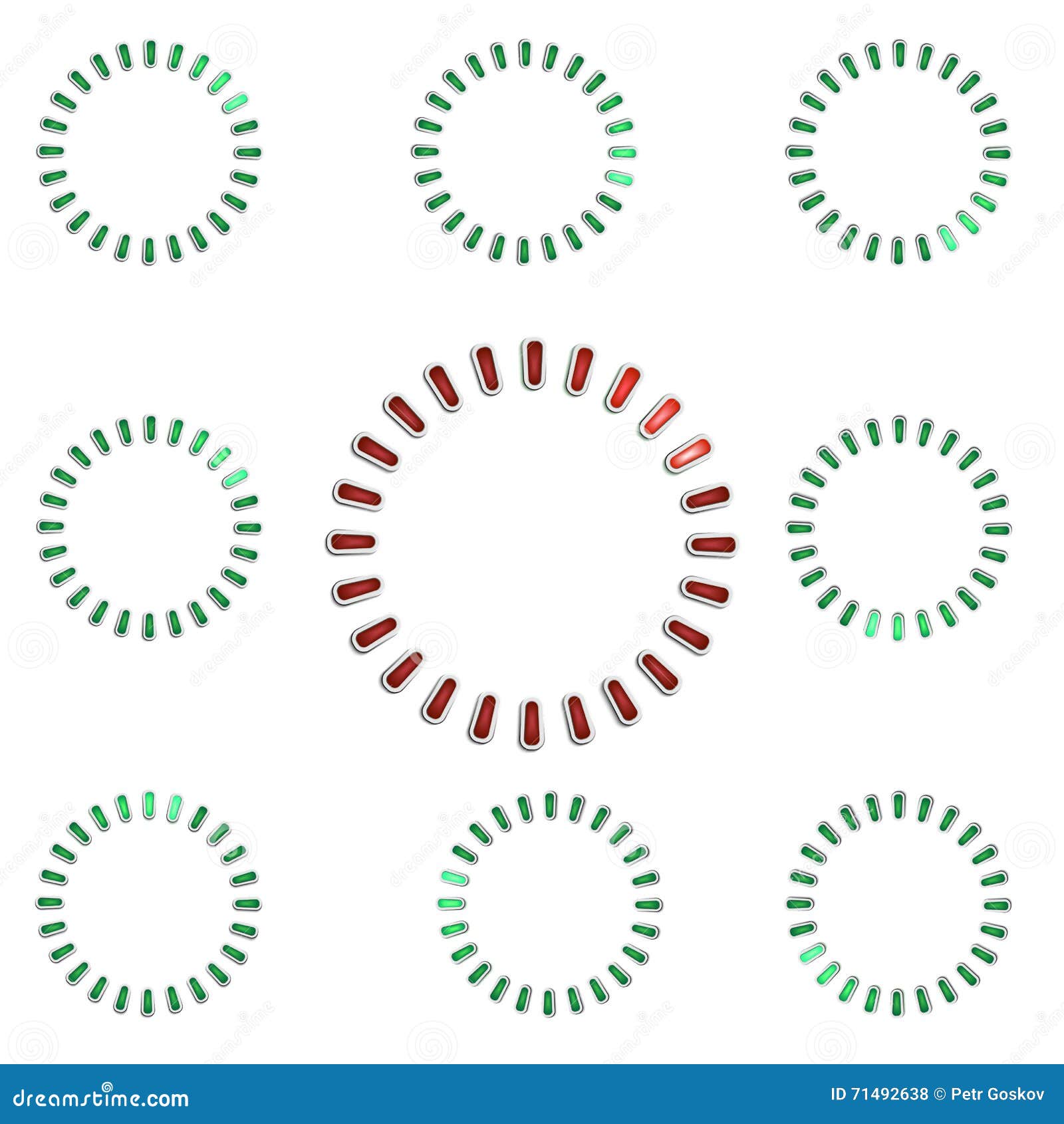 Circular loading sign. stock vector. Illustration of vector - 71492638