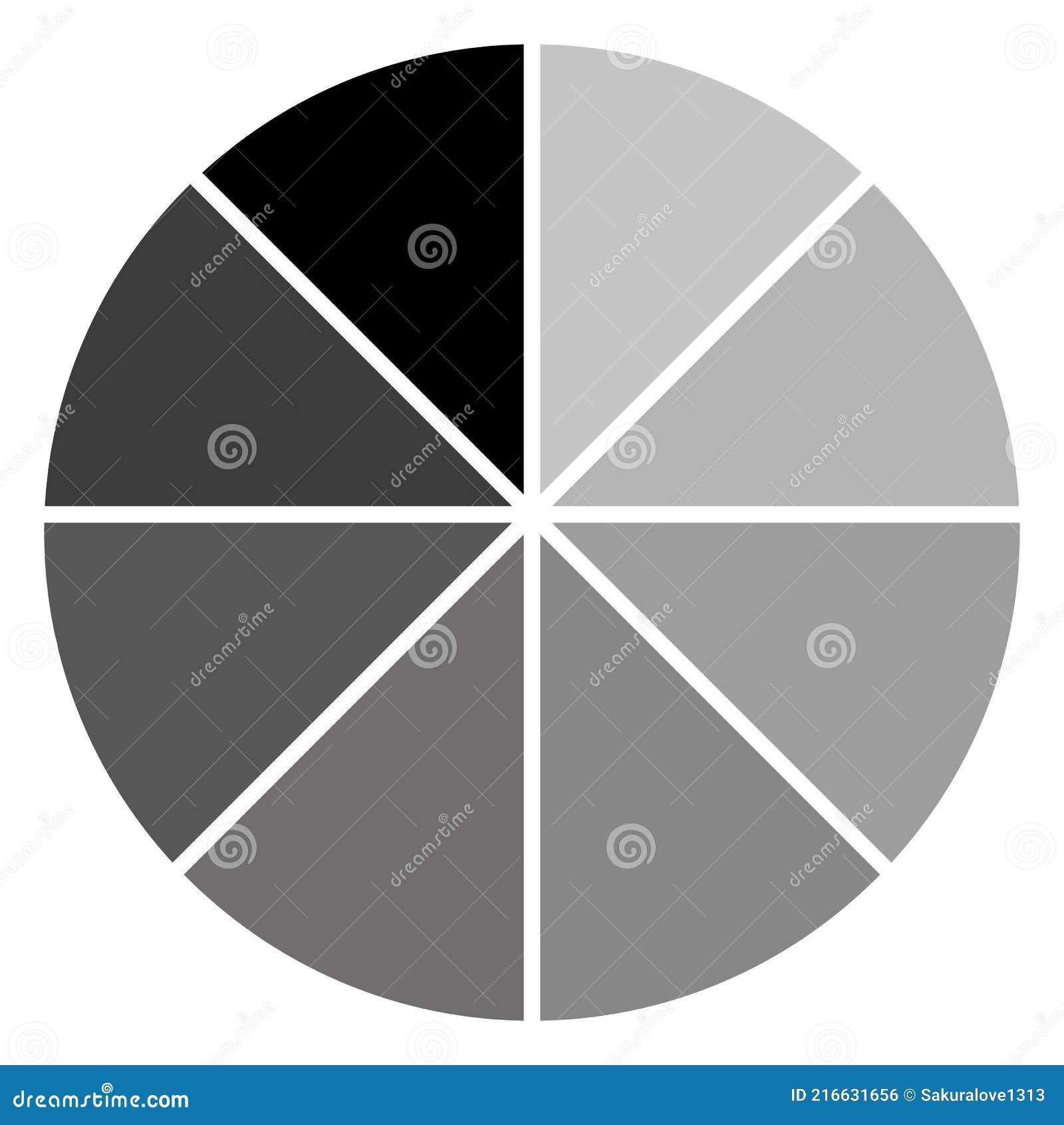 Circular Loading Sign, Isolated on White Background, Illustration ...