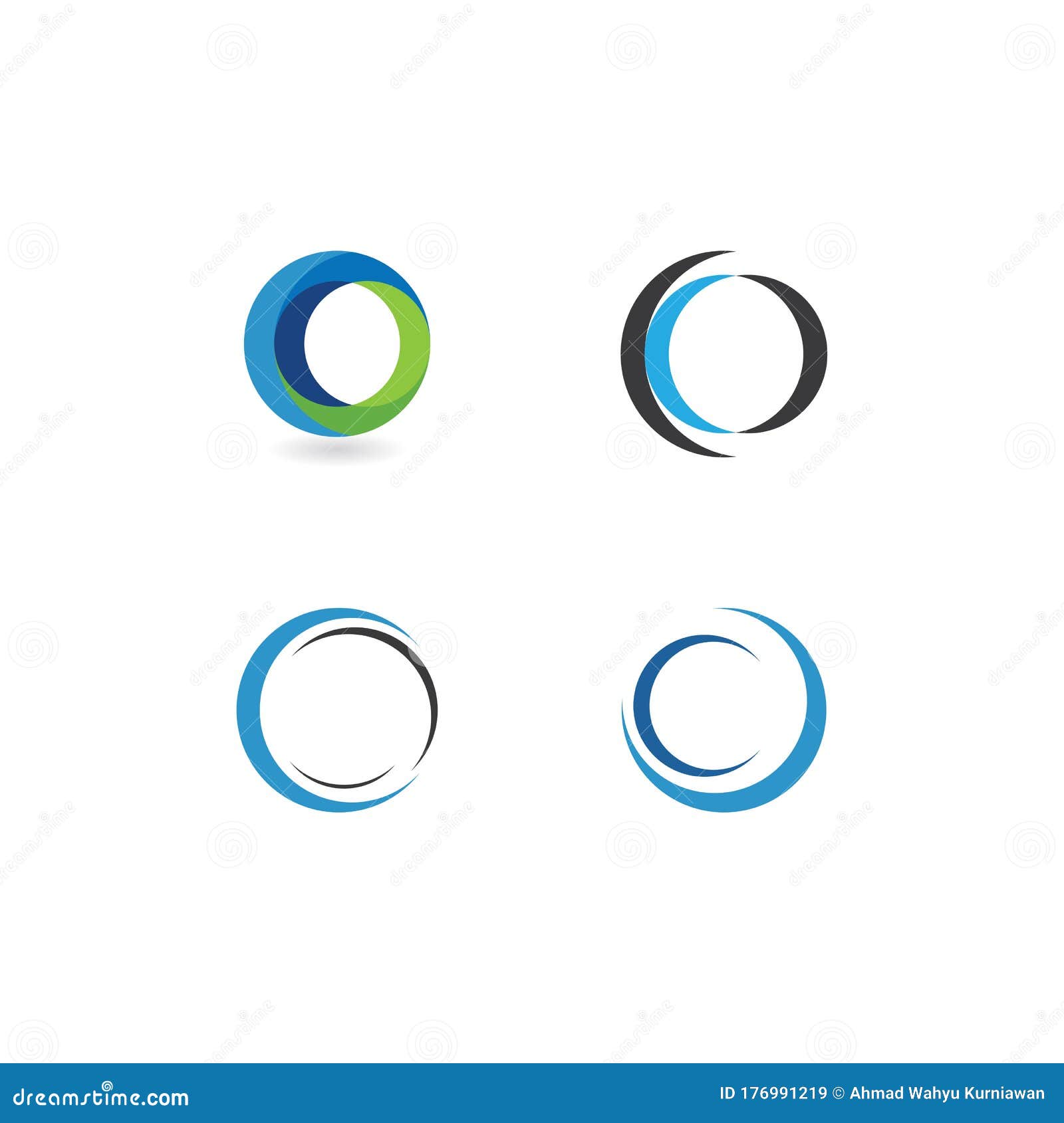 Circular logo stock vector. Illustration of symbol, vector - 176991219
