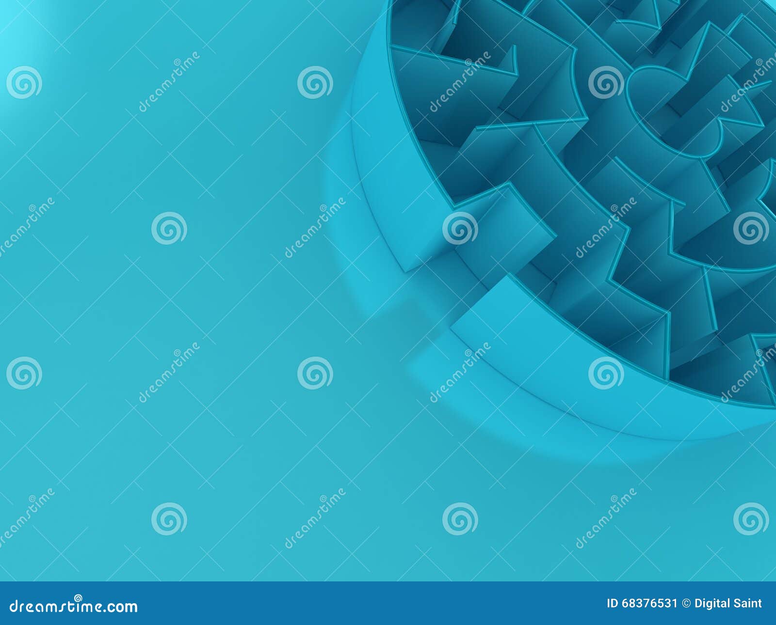 Perspective Circular Mosaic Background Design Vector Illustration ...
