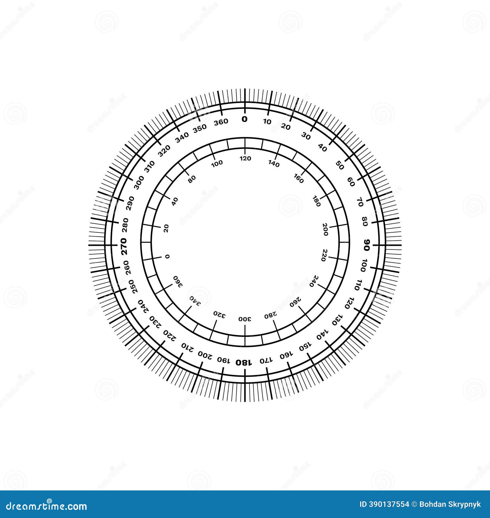 Circular Scale With Color Gradation And Engine. An Indicator Of ...