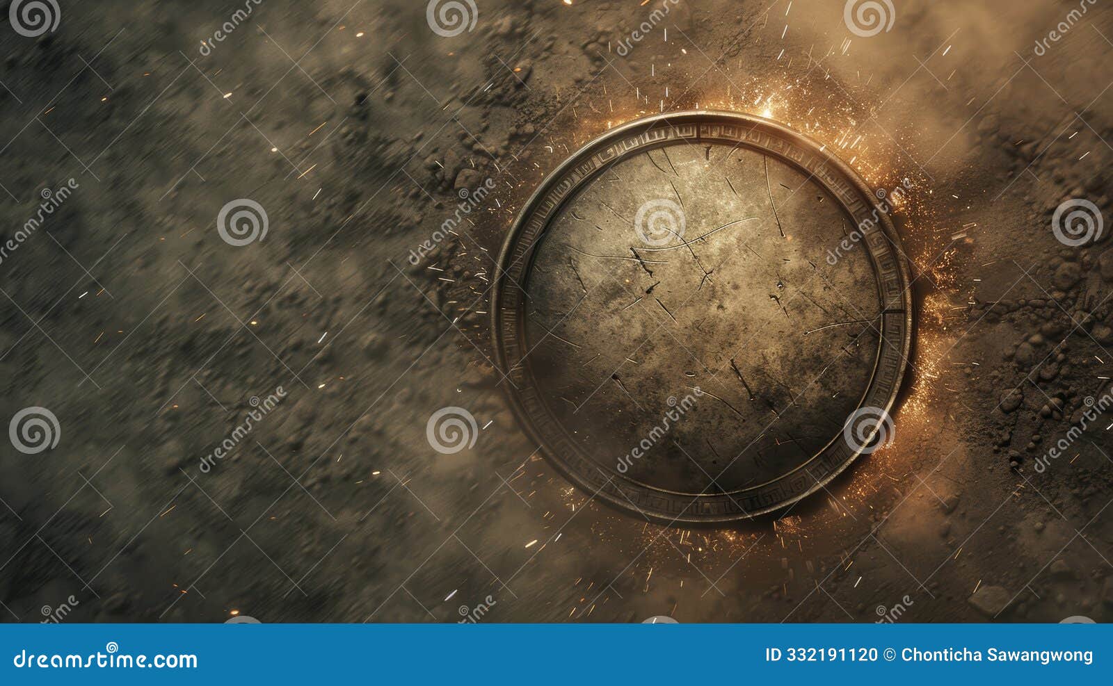 Circular Metallic Vector Plates | CartoonDealer.com #171875307