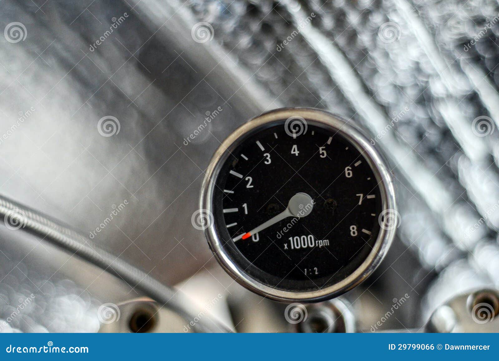 Motorcycle Speedometer Silver Background Stock Photo - Image of safety ...