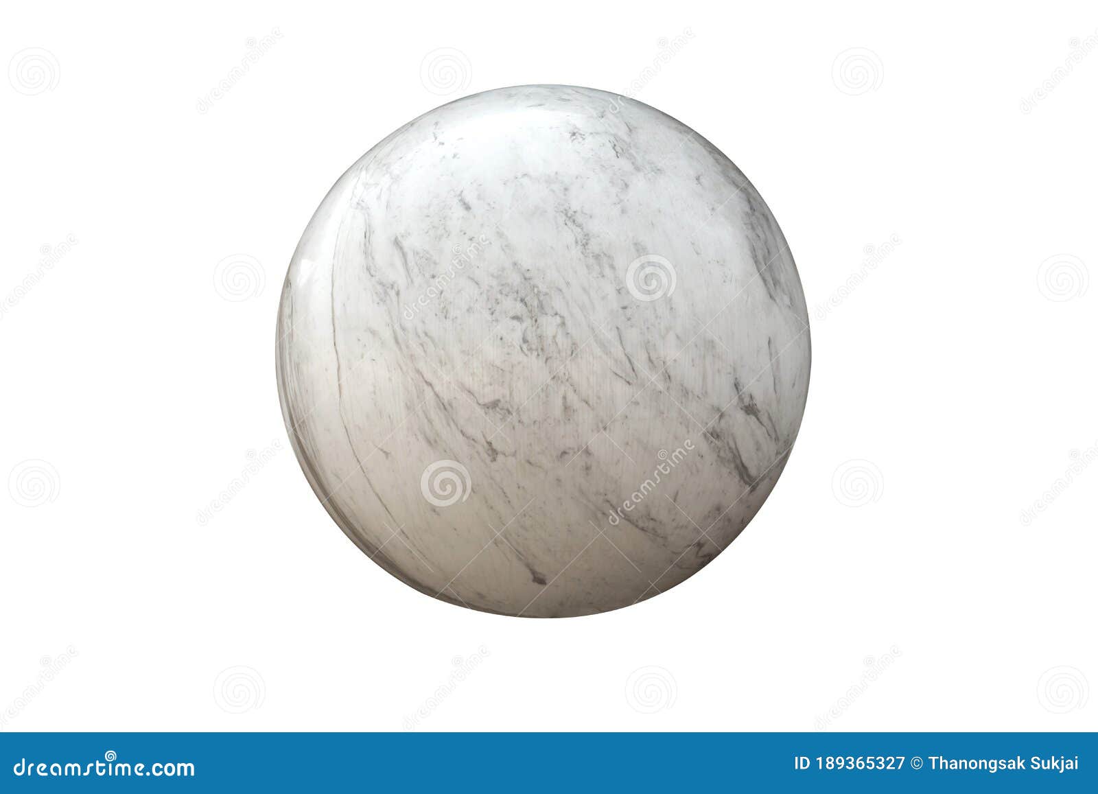 Circular Natural Marble Texture Isolated on White Background with ...
