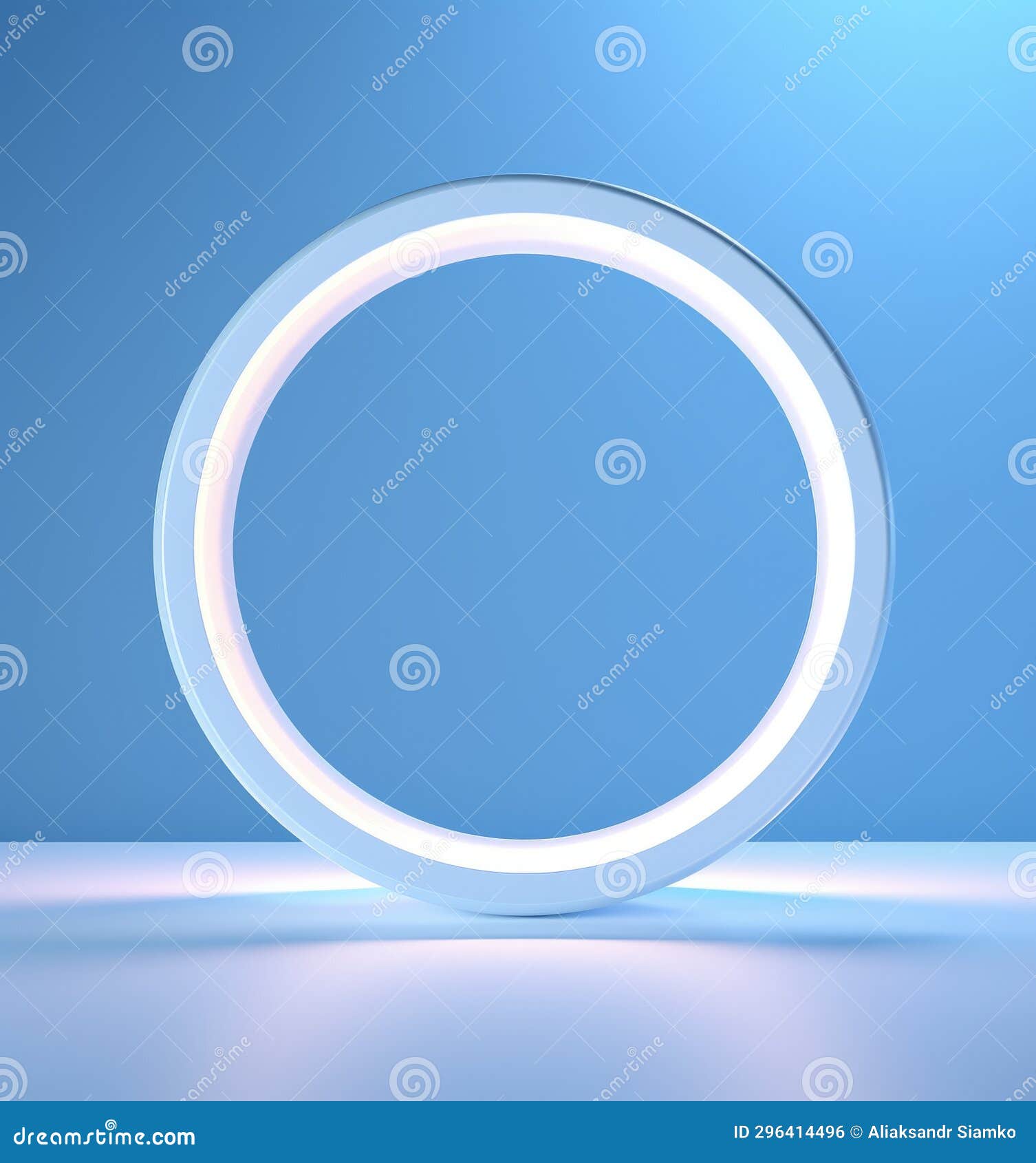 A Circular Object with a Light in the Middle Stock Illustration ...